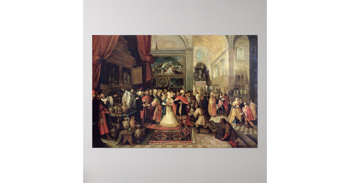Solomon in the Treasury of the Temple, 1633 Poster | Zazzle