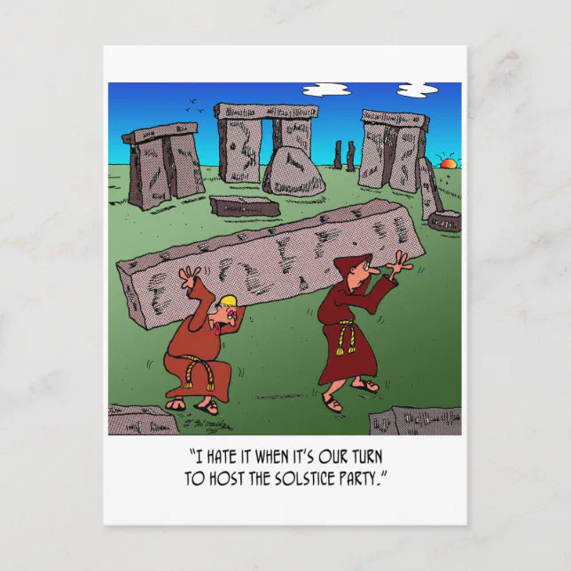 Solstice Cartoon 9494 Postcard | Zazzle