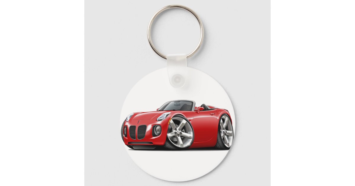 Solstice Red Convertible Keychain | Zazzle