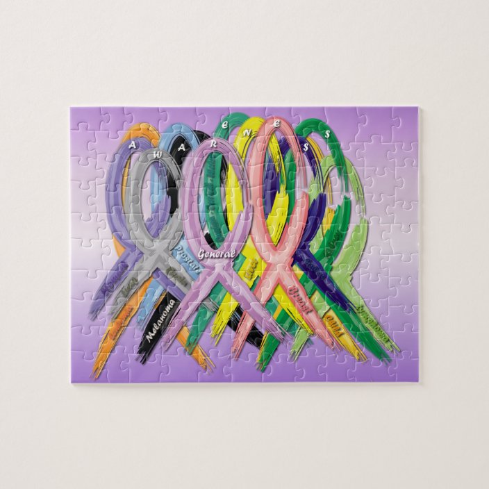 Solve the Cancer Awareness Ribbon Puzzle | Zazzle.com