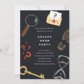 Solve the Mystery Escape Room Party Invitation | Zazzle