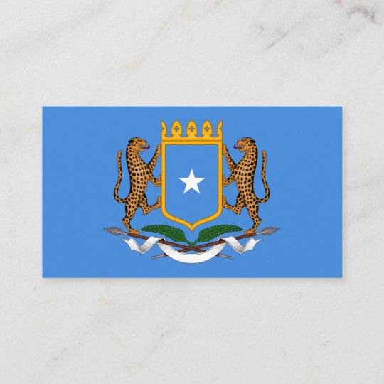 Somali Flag & Coat of Arms, Flag of Somalia Business Card | Zazzle.com