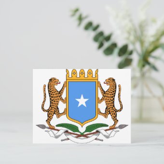 Somalia Coat of Arms Postcard | Zazzle