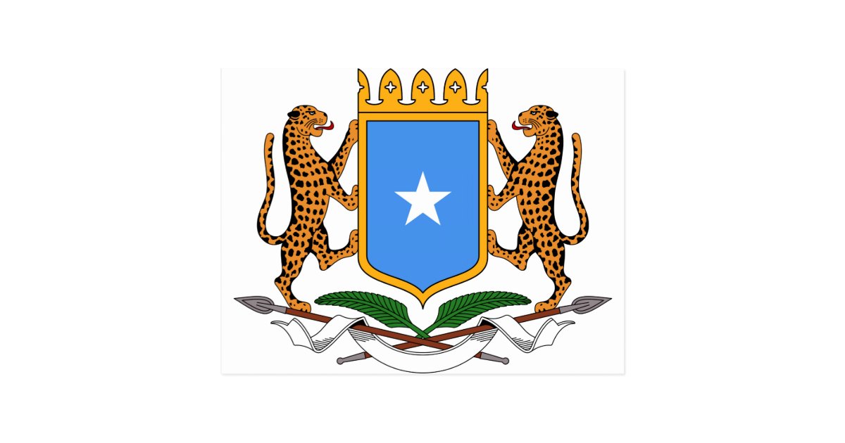 Somalia Coat of Arms Postcard | Zazzle.com