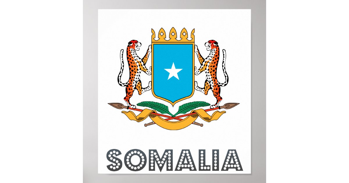 Somalia Coat of Arms Poster | Zazzle