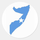 Somalia Flag Classic Round Sticker | Zazzle.com