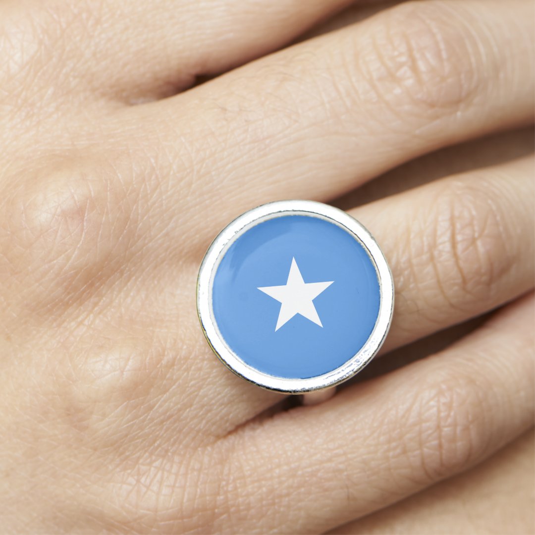 Somalia Flag Ring | Zazzle