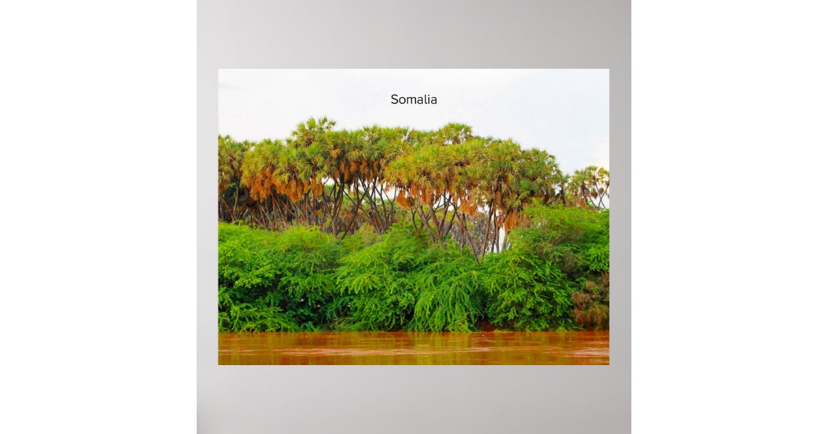 Somalia, landscape photograph poster | Zazzle