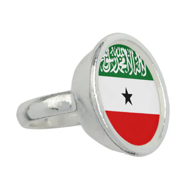 Somaliland Flag Ring | Zazzle