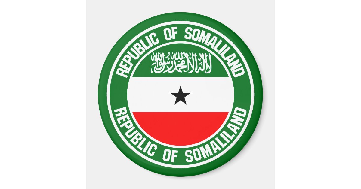 Somaliland Round Emblem Magnet | Zazzle