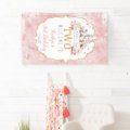 Some Bunny is Turning Two 2nd Birthday Welcome Banner | Zazzle