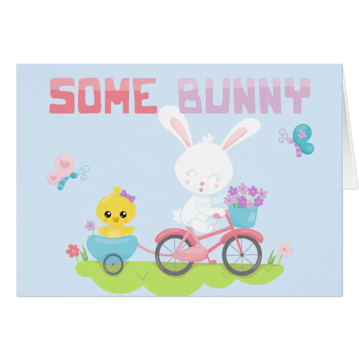 Some Bunny Loves You Easter Card | Zazzle