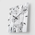 Some See A Weed Square Wall Clock | Zazzle