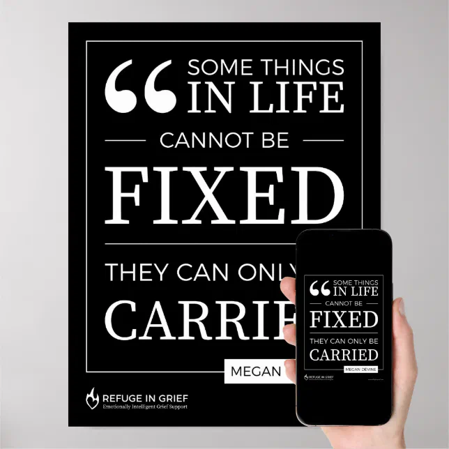 Some things cannot be fixed - print | Zazzle