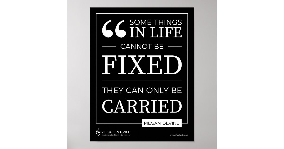 Some things cannot be fixed - print | Zazzle