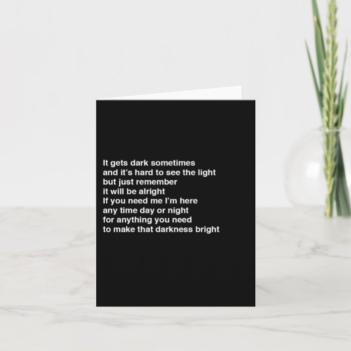 someone going through a hard time card | Zazzle.com