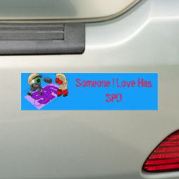 Someone I Love Has SPD Bumper Sticker | Zazzle