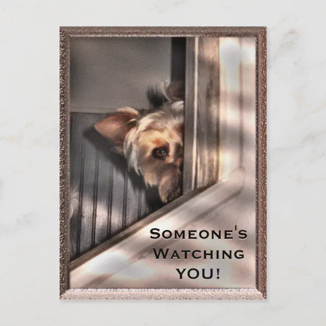Someone is watching YOU Postcard | Zazzle