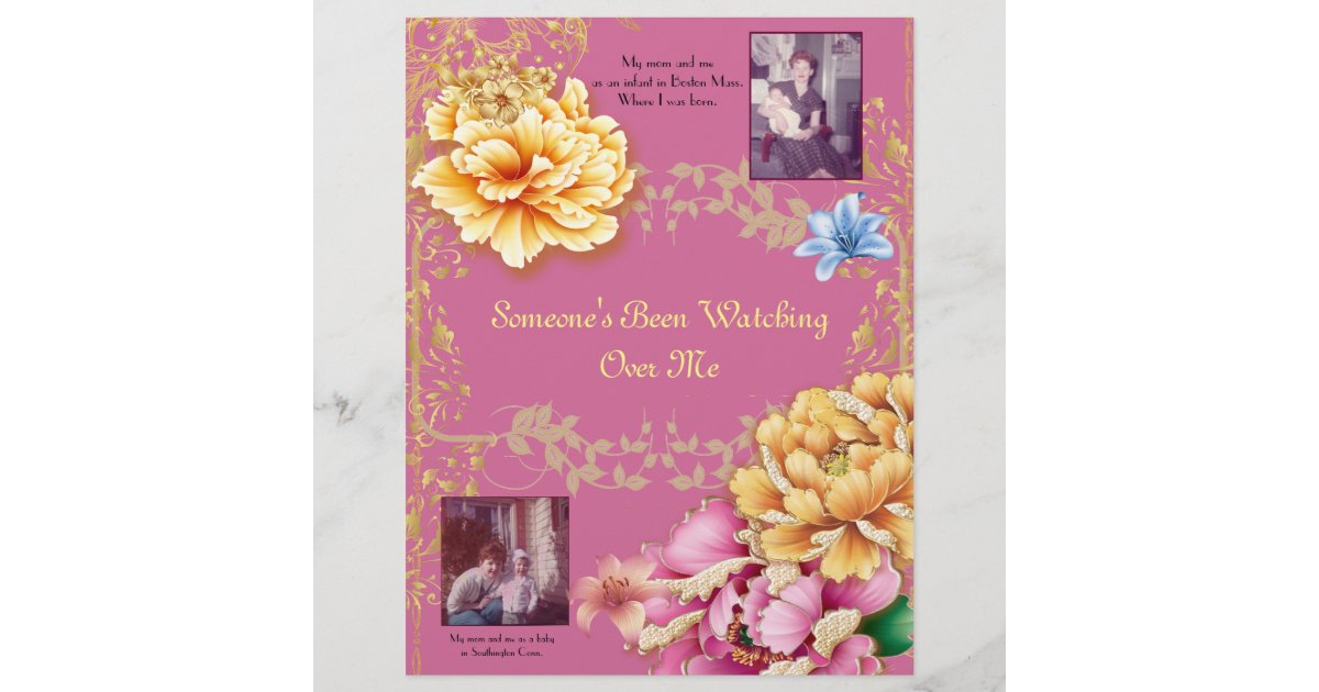 Someone's Been Watching Over Me Personalized Paper | Zazzle