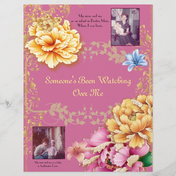 Someone's Been Watching Over Me Personalized Paper | Zazzle