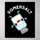 Somersalt Funny Somersault Salt Pun Dark BG Poster | Zazzle