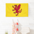 Somerset Flag England dragon symbol Banner | Zazzle