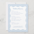Something Blue Bachelorette Party Invitation | Zazzle