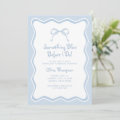 Something Blue Bachelorette Party Invitation | Zazzle