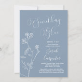 Something Blue Before I do Bridal Shower Invitatio Invitation | Zazzle