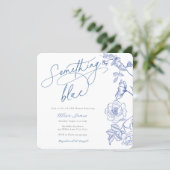 Something Blue Bridal Shower Invitation | Zazzle