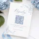 Something Blue Bridal shower Registry Enclosure Card | Zazzle