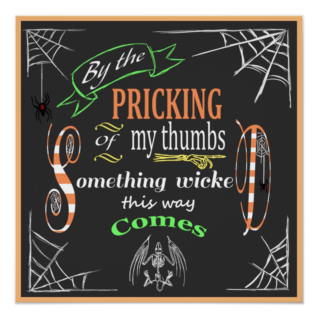 Something Wicked Poster | Zazzle