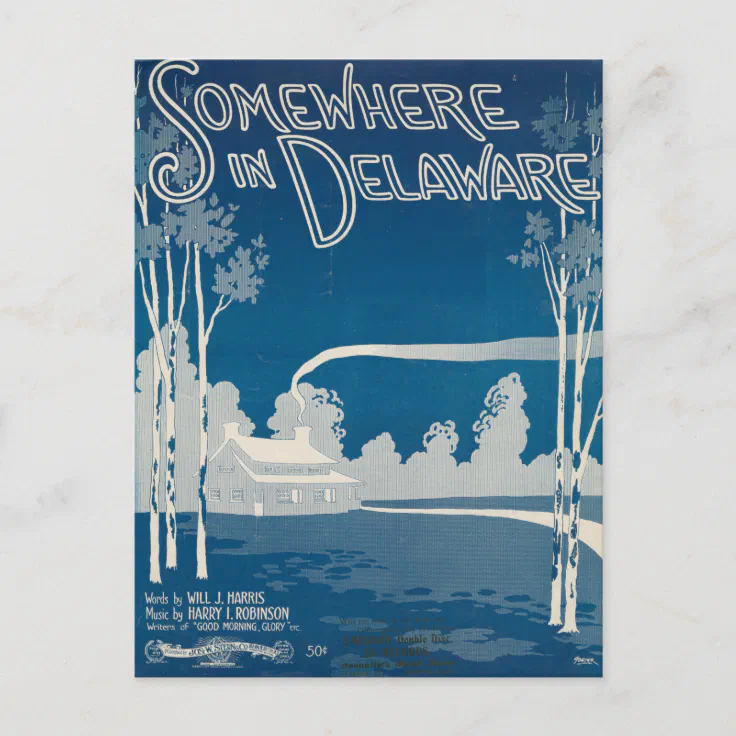 Somewhere In Delaware Postcard | Zazzle