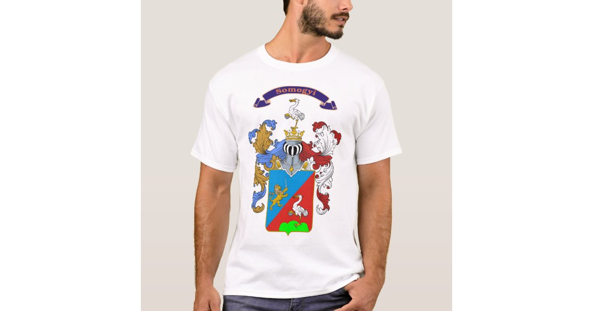 Somogyi Family Hungarian Crest T-Shirt | Zazzle