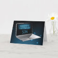 Son Birthday Computer, Technology, Night Sky Card | Zazzle