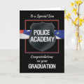 Son, Police Academy Graduation Congratulations Card | Zazzle