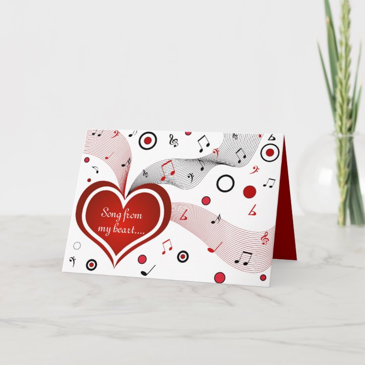 Song from my heart - Card | Zazzle