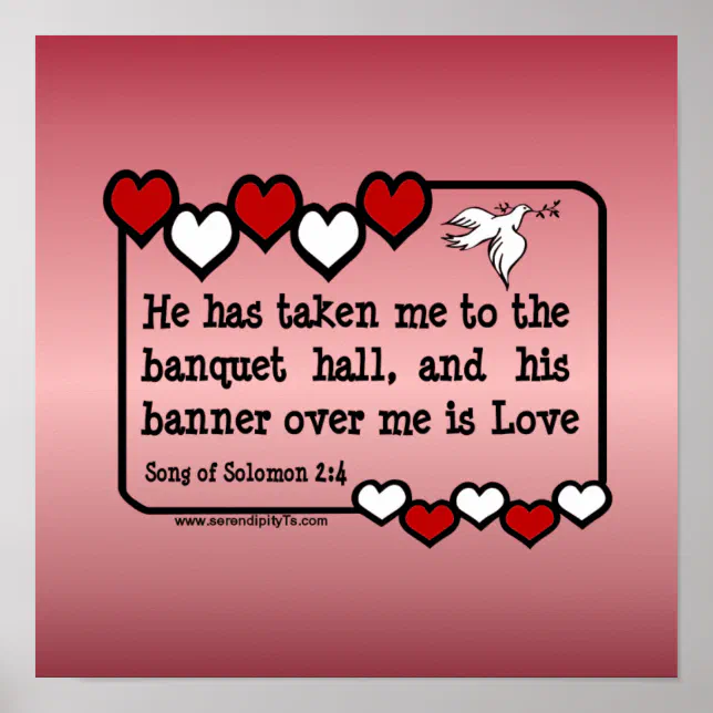 Song of Solomon 2:4 Poster | Zazzle