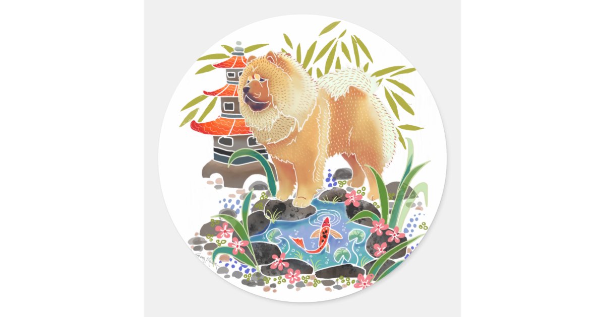 SONGMAO the chow stickers | Zazzle