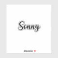 Sonny Name - Handwritten Calligraphy Sticker | Zazzle