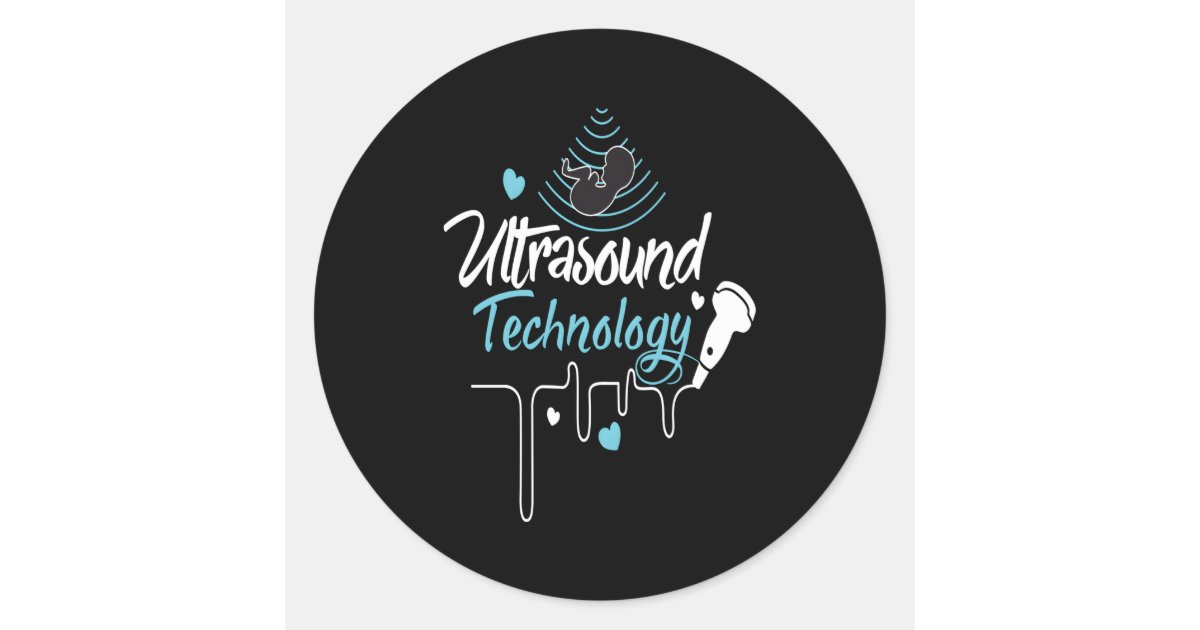 Sonography Ultrasound Tech Classic Round Sticker | Zazzle