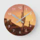 Sonoran sunset clock | Zazzle