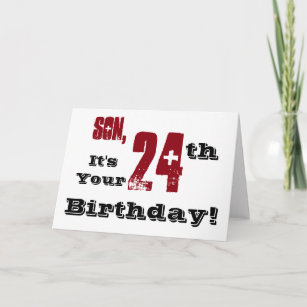 24th Birthday Cards | Zazzle