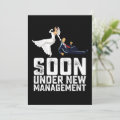 Soon Under New Management Funny Wedding Invitation | Zazzle
