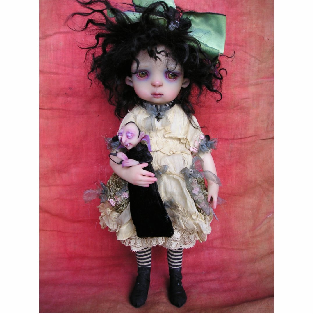 Sophie & her Vampire Doll Cutout | Zazzle