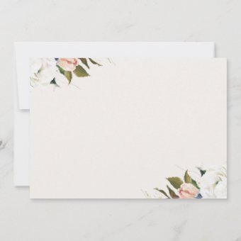 Sophisticated Botanical Floral Frame Note Card | Zazzle