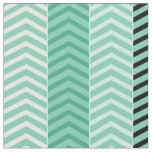 Trendy Mint Green Chevron Pattern Fabric | Zazzle