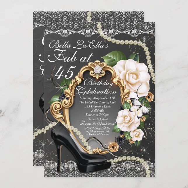 Sophisticated Elegant Party Invitations | Zazzle