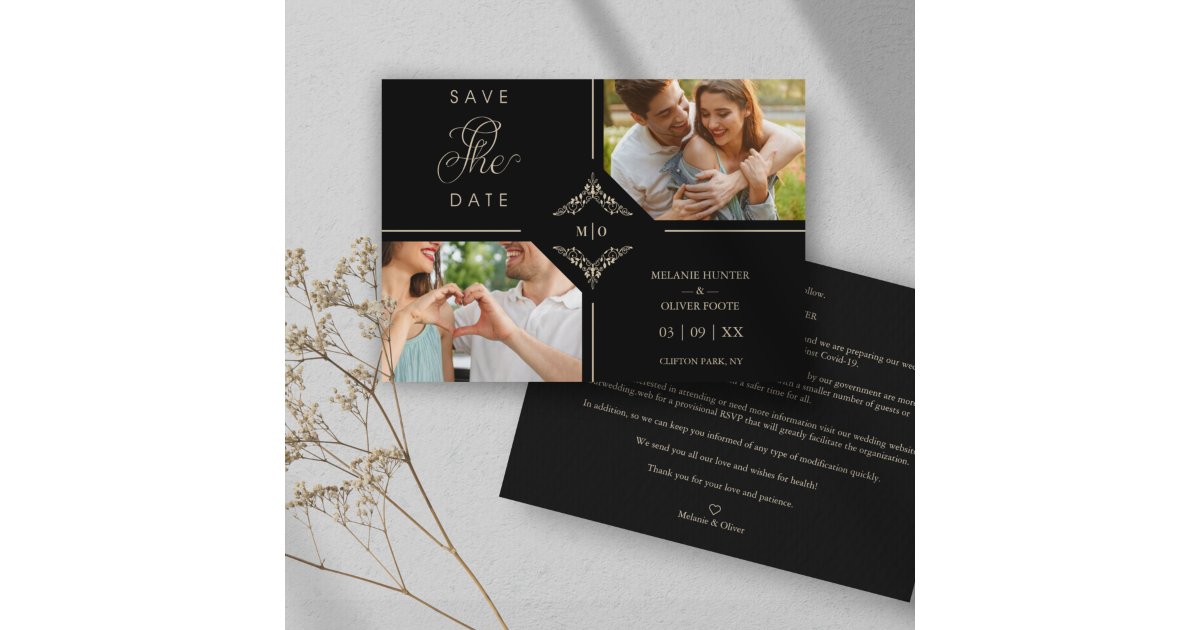 Sophisticated Flourish Wedding Initials Ornamental | Zazzle