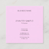 Sophisticated Simple Design Modern Template Square Business Card | Zazzle